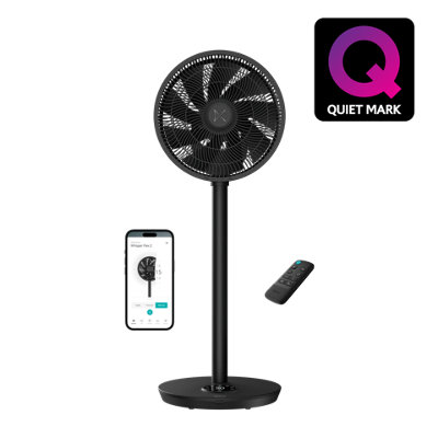 Duux Whisper Flex 2 Smart Fan with Remote Control, 30 Speeds ...