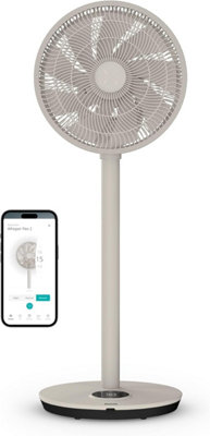 Duux Whisper Flex 2 Smart Standing Fan with 30 Fan Speeds, Quiet Fan ...