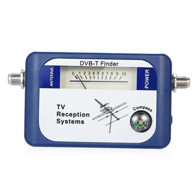 DVB-T Digital Satellite Signal Finder Meter for Terrestrial TV Antenna ...
