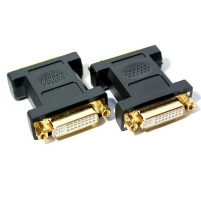 DVI I Coupler Female to Socket Use with any DVI Cable PC Laptop Adapter ...
