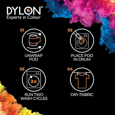 Dylon - All in 1 Fabric Machine Dye Pod - Smoke Grey