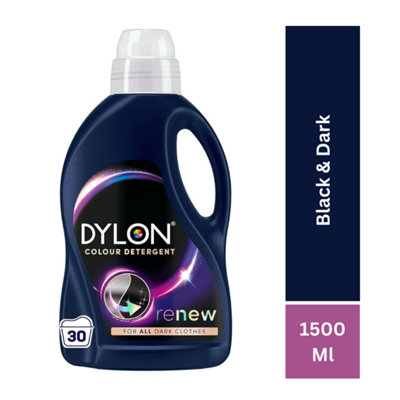 Dylon Black & Dark Liquid Colour Detergent 1500ml - Pack of 3
