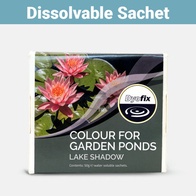 DYOFIX LAKE SHADOW POND DYE 50G dissolvable sachet Treats 200,000 ...