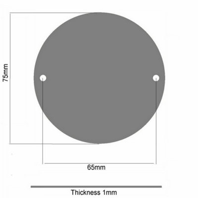 Dzina Baby Change Door Sign 75mm Screen Printed Brass Pack of 1