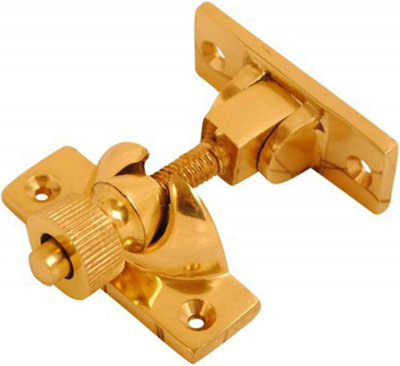 Dzina Sash Window Brighton Fastener Brass Finish Pack of 1
