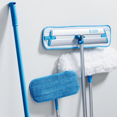 E-CLOTH BATHROOM AND TILE CLEANER MINI TELESCOPIC HANDLE EXTEND UPTO 1 ...