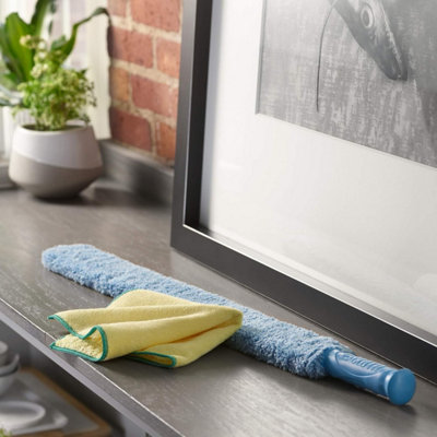 E-Cloth Cleaning & Dusting Wand Microfiber Duster Washable and Reusable