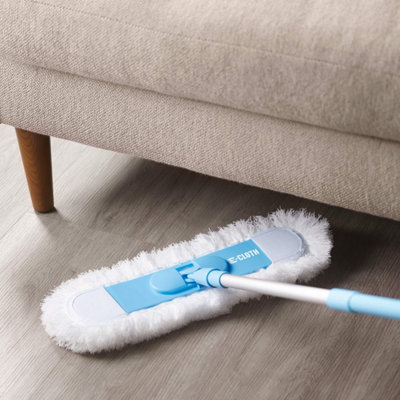 E-Cloth Flexi-Edge Floor & Wall Duster Lightweight Telescopic ...