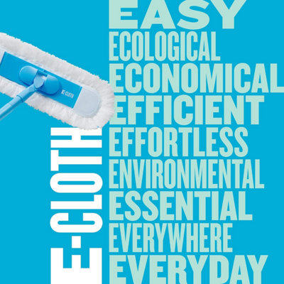 E-Cloth Flexi-Edge Floor & Wall Duster Lightweight Telescopic ...