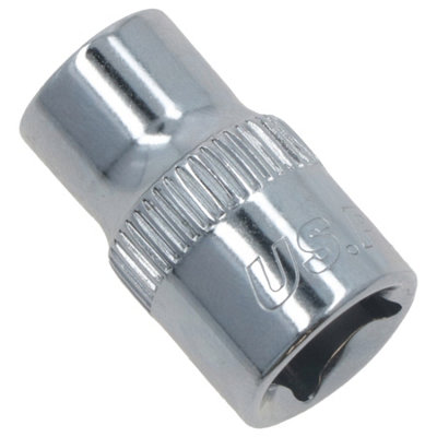 E12 Female Torx Socket Star Bit 3/8" Drive Standard External Chrome ...