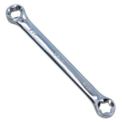 E20 x E24 Short Torx E Female Spanner Wrench Star Double Ended Box ...