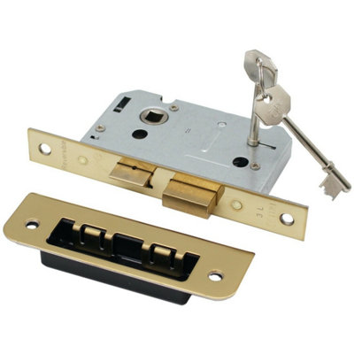 EAI - 3 Lever Mortice Sashlock - 80mm Case Size - 57mm Backset - Square ...