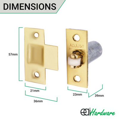 EAI - Adjustable Roller Catch Spring Loaded Latch Lock for Internal ...