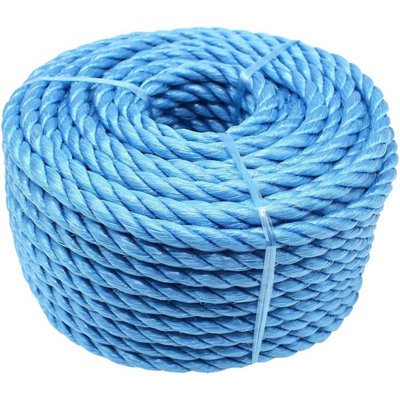 EAI Blue Rope Polypropylene Strong Poly General Purpose Rope - 10mm x ...