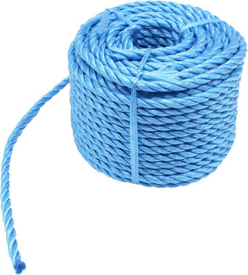 EAI Blue Rope Polypropylene Strong Poly General Purpose Rope - 8mm x ...