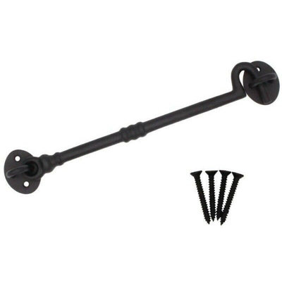 EAI Cabin Hook Iron Strong Hold Back Gate or Door Hook Barrel Style ...