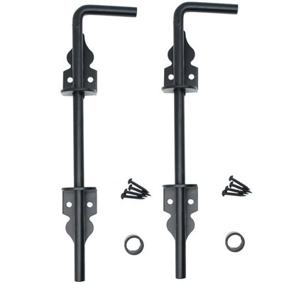EAI - Cane Gate Garage Drop Bolt Strong Steel with Hold Up Feature ...