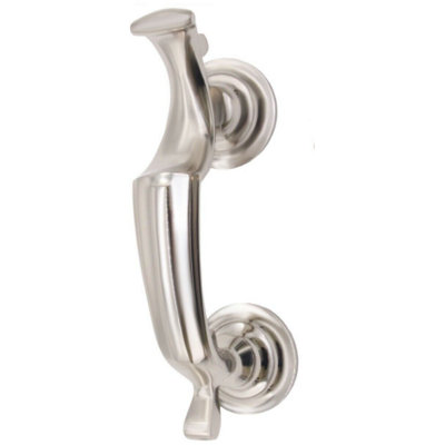 EAI Doctor Door Knocker Slimline Polished Nickel | DIY at B&Q