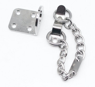 EAI Door Chain Polished Chrome Narrow Security Door Limiter