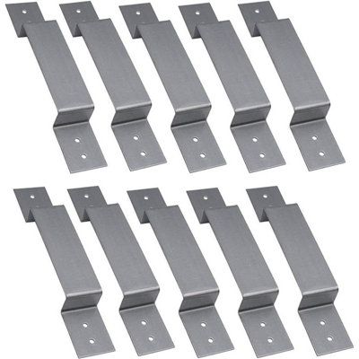 EAI Fence Panel Security Brackets Anti-Rattle Clips Concrete or Wooden ...