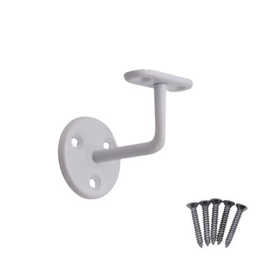 EAI Handrail Bracket White Pack 2 Banister Brackets Stair Banister Wall ...