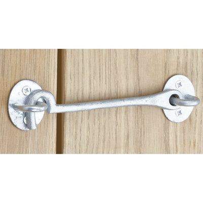 EAI Long Cabin Hook Iron Strong Hold Back Gate or Door Hook Quality ...