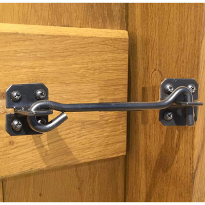 EAI LONG CABIN HOOK STRONG HOLD BACK GATE OR DOOR HOOK WIRE PATTERN ...