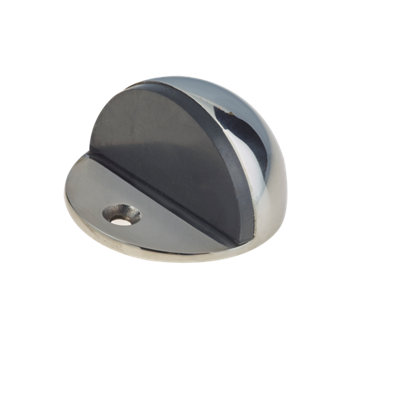 EAI - Oval Floor Mounted Stainless Door Stop - 47mm - Polished ...