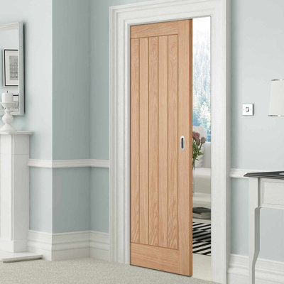 single pocket door system