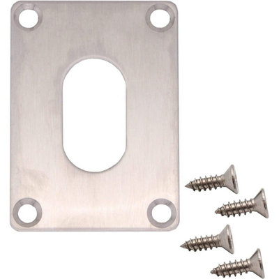 EAI - Repair Escutcheon Large Screw Fixed - SUS304 - Oval - 65x47x1.2mm ...