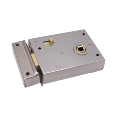 EAI Rim Latch Snib Lock Polished Chrome Surface Mounted Lock for ...