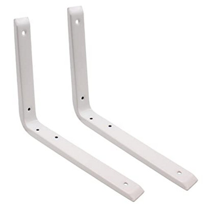 EAI - Strong Shelf Bracket - 250 x 200mm - White - Pair - 2 Brackets ...