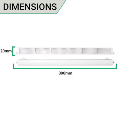 EAI Trickle Window Slot Vent Easy Fitting Inside & Out - 415mm ...