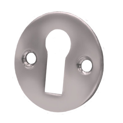 EAI - Victorian Keyhole Escutcheon - 32mm - Satin Chrome