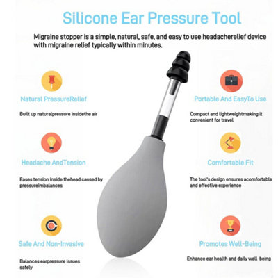 Ear Pressure Relief Device Naturally Reduces Tension and Pressure for ...