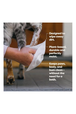 Earth Rated Dog Wipes 100 Unscented Wipes