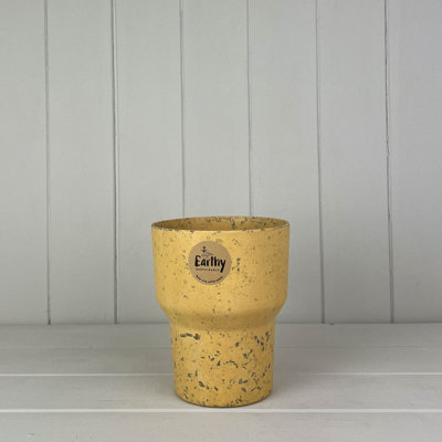 Earthy Sustainable Yellow Coffee Orchid Planter