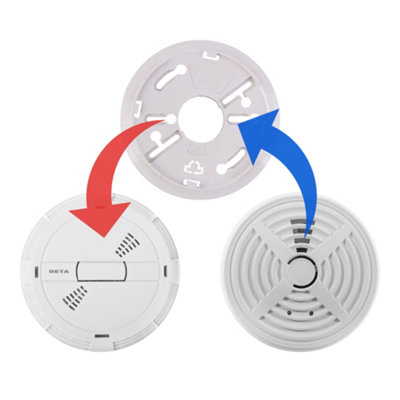Easichange Replacement for DETA 1111 & 1113 Mains Powered Smoke Alarms