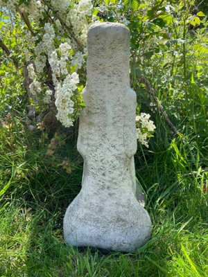Easter Island Moai Head Bust Stone Statue British Made Outdoor British ...