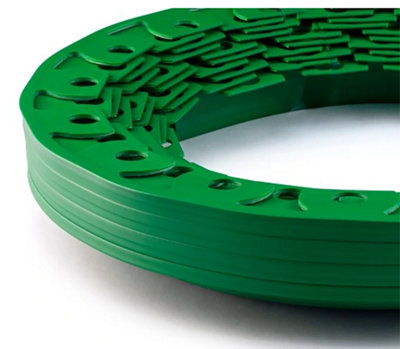 Easy Border 60mm Green Lawn Border Set with Pegs (10m per set).