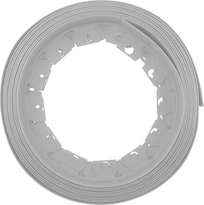 EASY BORDER LAWN EDGING SET OF 2 - 40MM LIGHT GRAY WITH PEGS