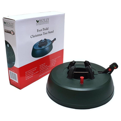 Easy Clamp Foot Pedal Christmas Tree Stand - Large for real Trees up to ...