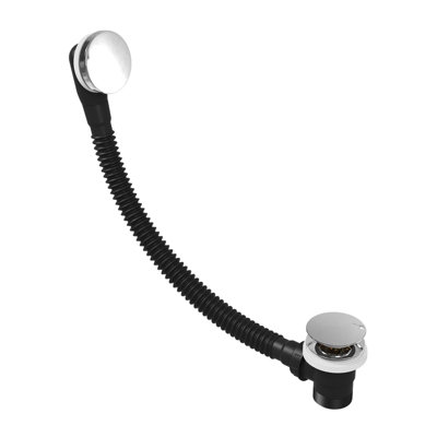 Easy Clean Push Button Pop Up Bath Waste & Overflow Chrome Finish
