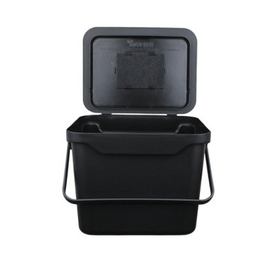 Easy Eco - 5L Compost Caddy - Black