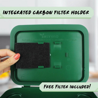 Easy Eco - 5L Compost Caddy - Red