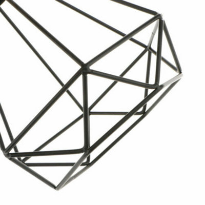 Easy Fit Diamond Pendant Lamp Shade Metal Cage Light Shade for Ceiling ...