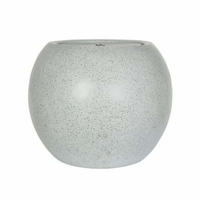 Easy Fountain Nara Ripple LED Garden Water Feature Fountain Modern Grey