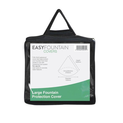 Easy Fountain Water Luxury Lined Fountain Protection Cover - Large
