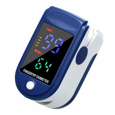 Easy Home Use Fingertip Pulse Oximeter SpO2 Blood Oxygen & Heart Rate ...