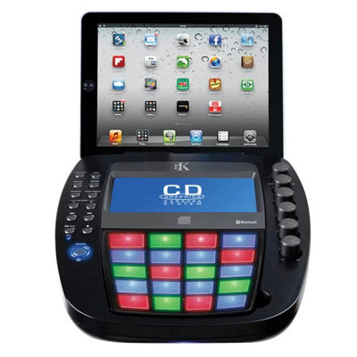 Easy Karaoke Bluetooth Pedestal System EKS878BT, 6 Speakers, 7" Screen ...